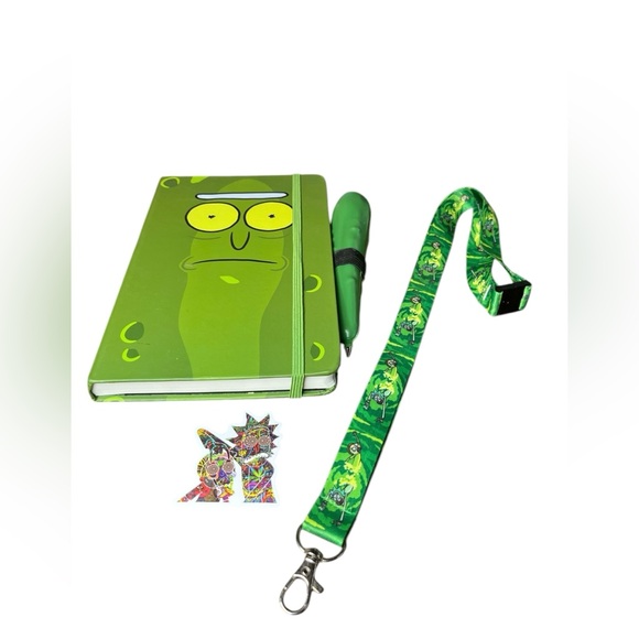 Rick And Morty Shop | Office | Rick Morty Bundle W Pickle Rick Notebook ...